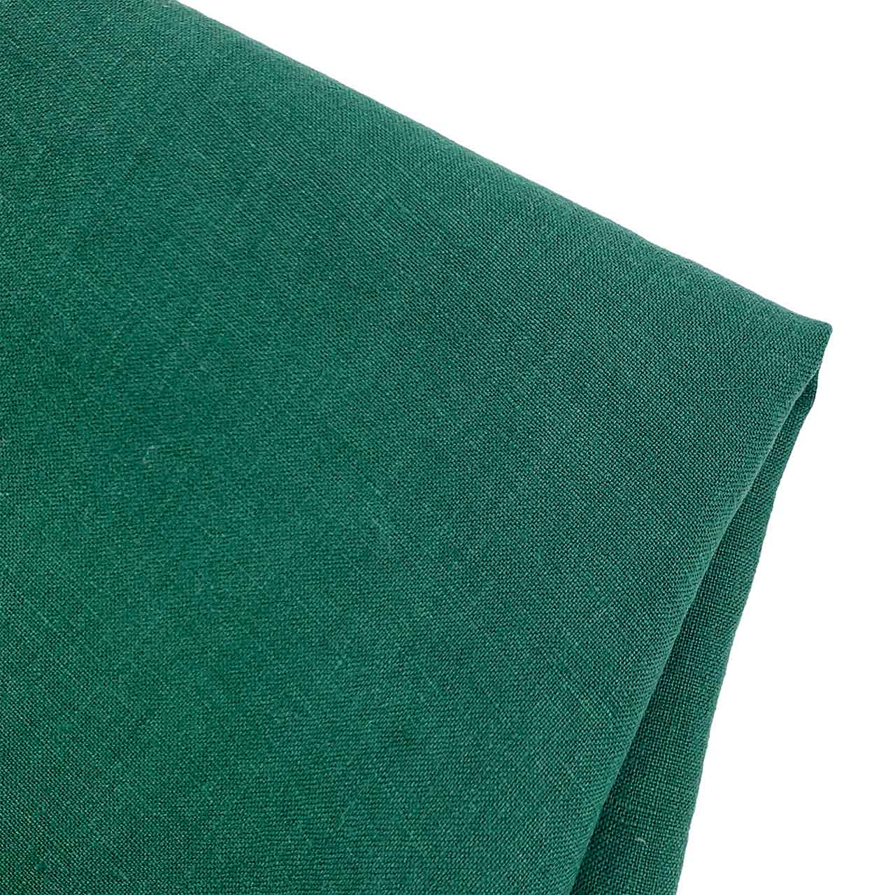 Heavy Weight Linen Sandwashed | Emerald – Fabric Collection