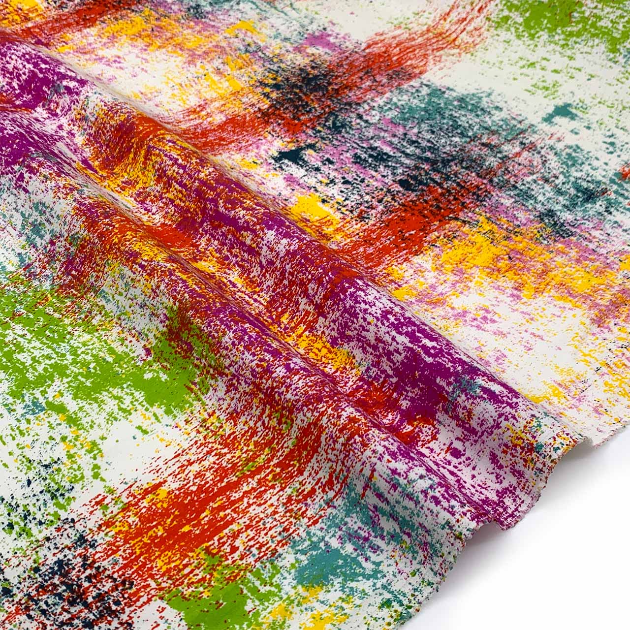 Cotton Stretch | Multi Abstract Print – Fabric Collection